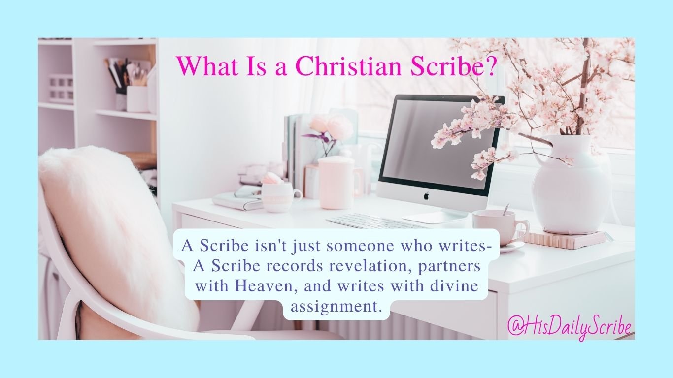 Christian Scribe - You’re Not Just A Blogger…
